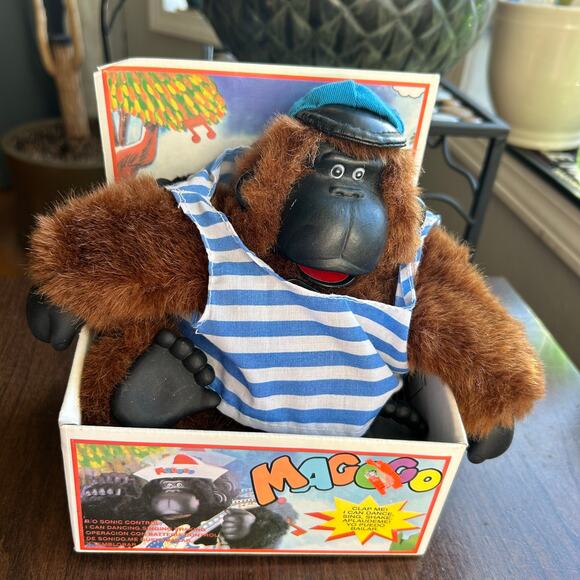Magoo | Toys | New Vintage 99s Magogo Animatronic Gorilla Toy Sings The ...